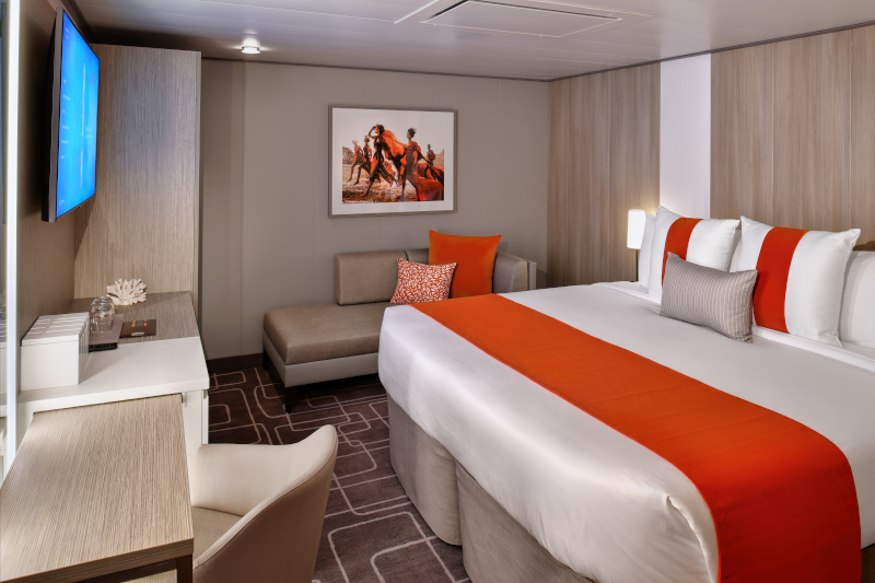 Deluxe Inside Stateroom (1 Guest) – $3,418 P/Person - Hoops Paradise Cruise